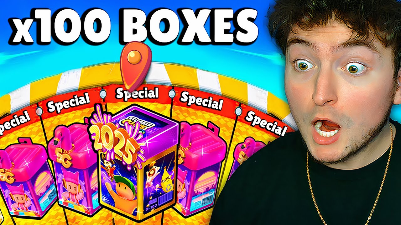 I Opened x100 Special Boxes in Stumble Guys! - YouTube