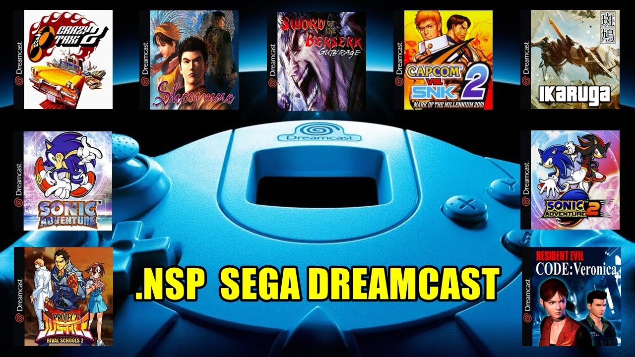 DREAMCAST .NSP - 10 NSP'S SEGA DREAMCAST PARA USAR RETROARCH NINTENDO ...