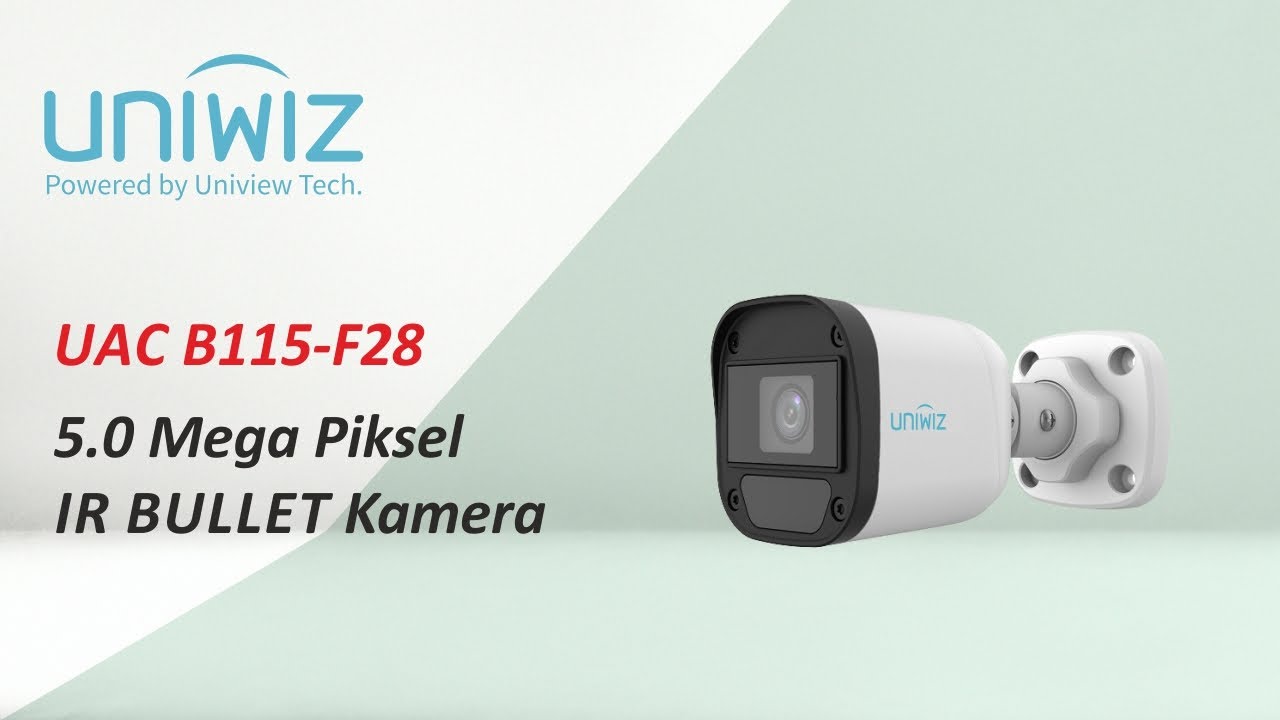 Uniwiz UAC B115 F28 5 MP 2 8 mm Sabit Lensli Bullet Analog Kamera - YouTube