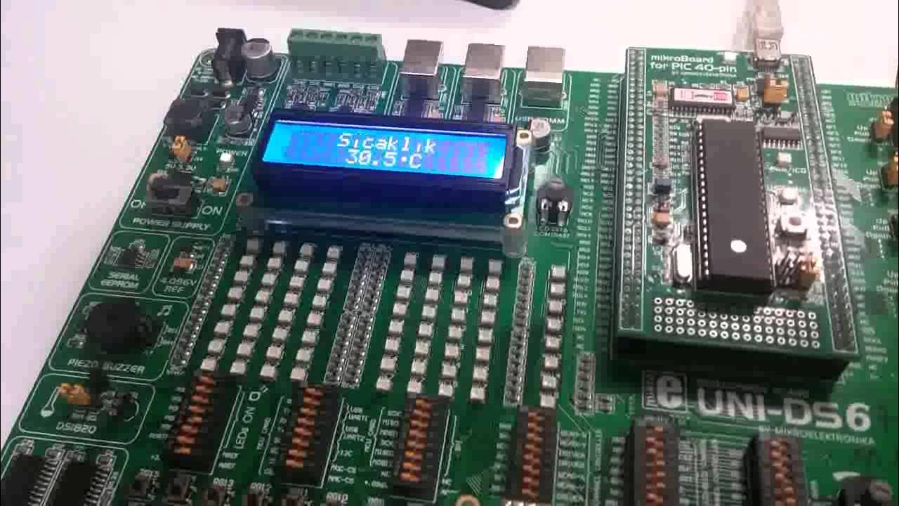 Uni-Ds6 Development Kit ile Sıcaklık Uygulaması - YouTube