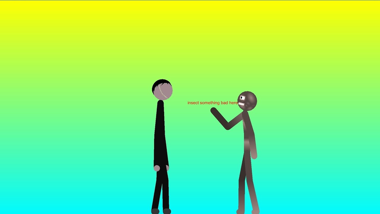 Lopsided grin vs sticker face (slightly rushed animation) - YouTube