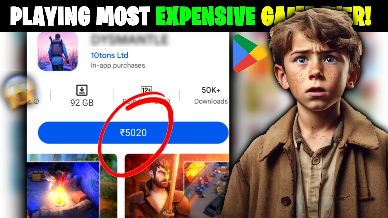 😱 PLAYING MOST EXPENSIVE GAME EVER! 🔥 - YouTube