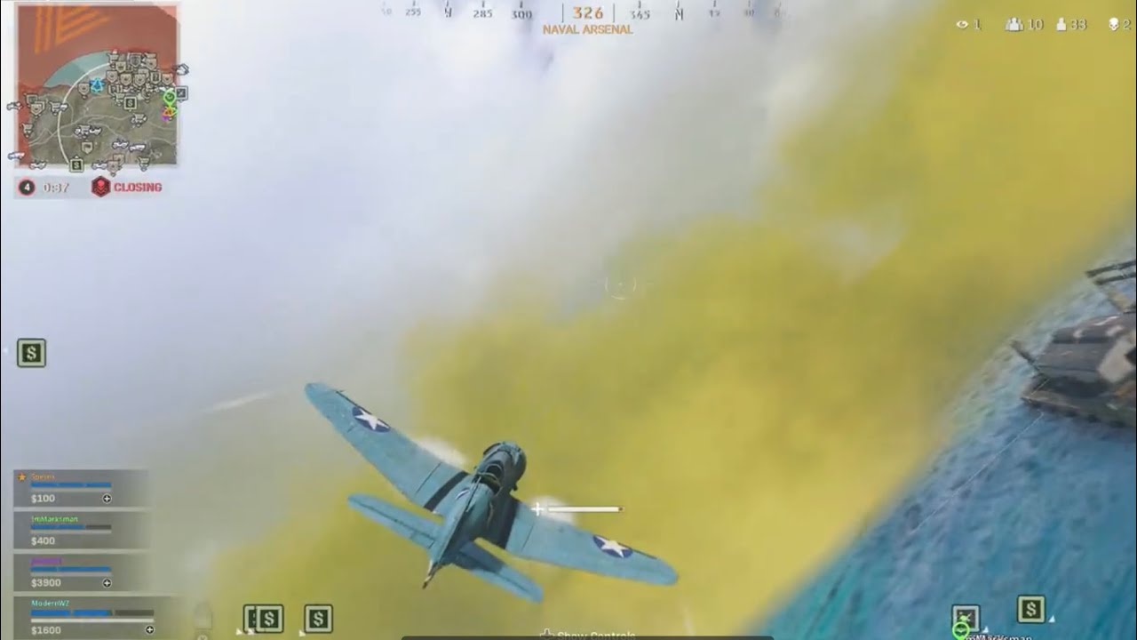 Worlds First Caldera DOG FIGHT in Warzone The Pacific - YouTube