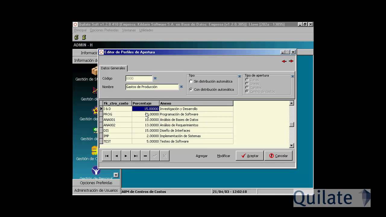 Quilate ERP - Contabilidad General - YouTube