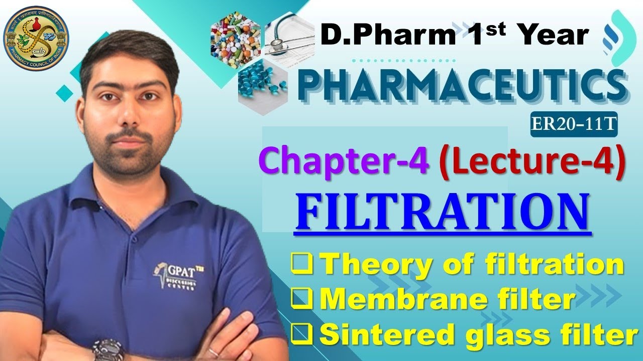 Filtration | Ch-4 L-4 | Theory of Filtration | Membrane filters ...