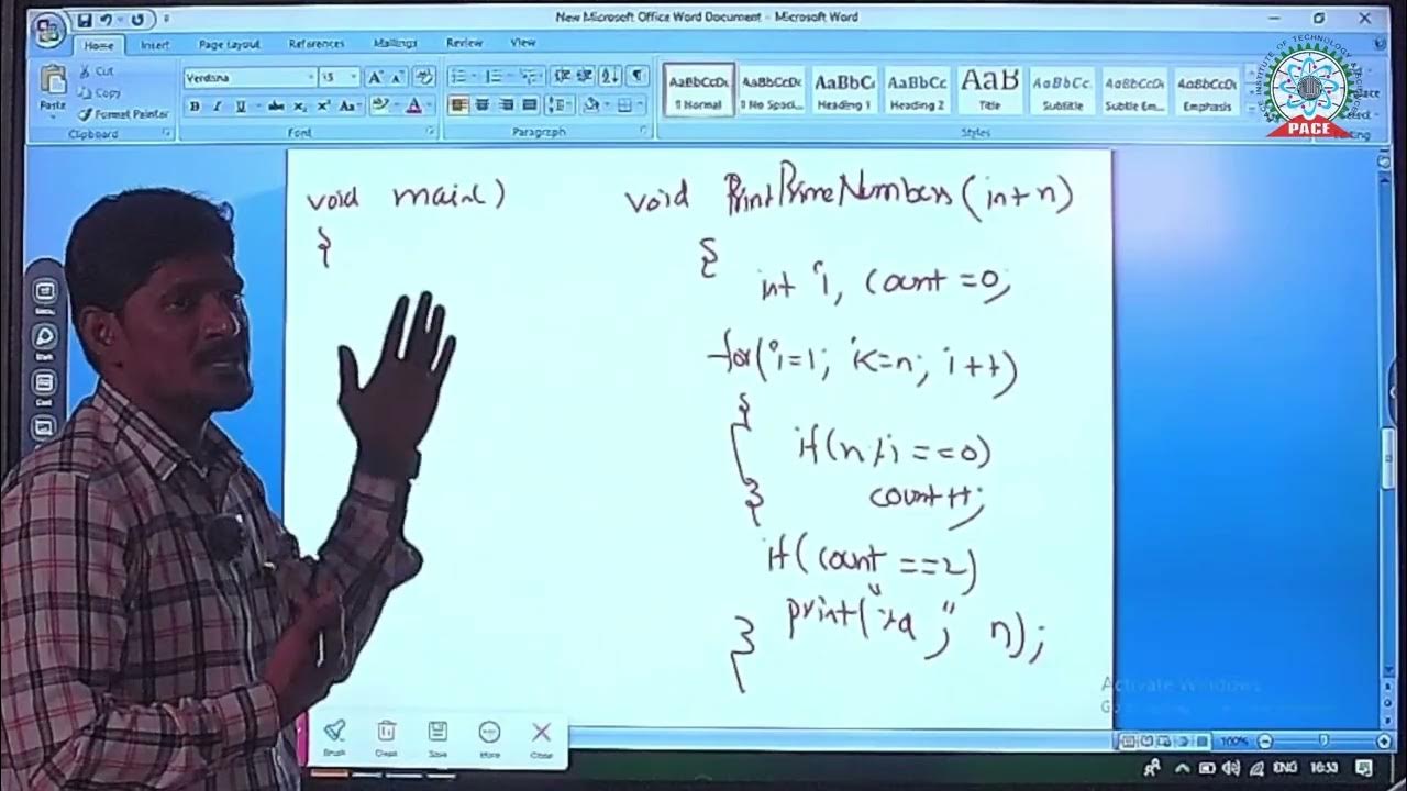 C Programming - Print List of Prime Numbers between 1 to n Numbers using C Programming - YouTube