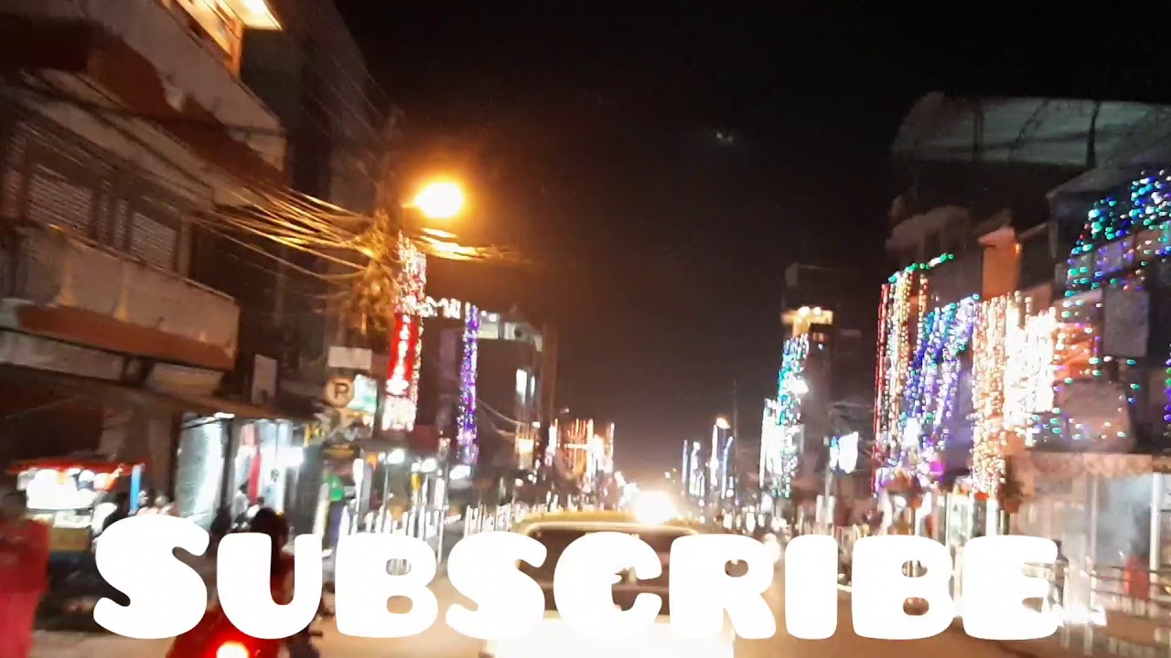 Dharan City Night View on Laxmi Puja Tihar Special 2076 - YouTube