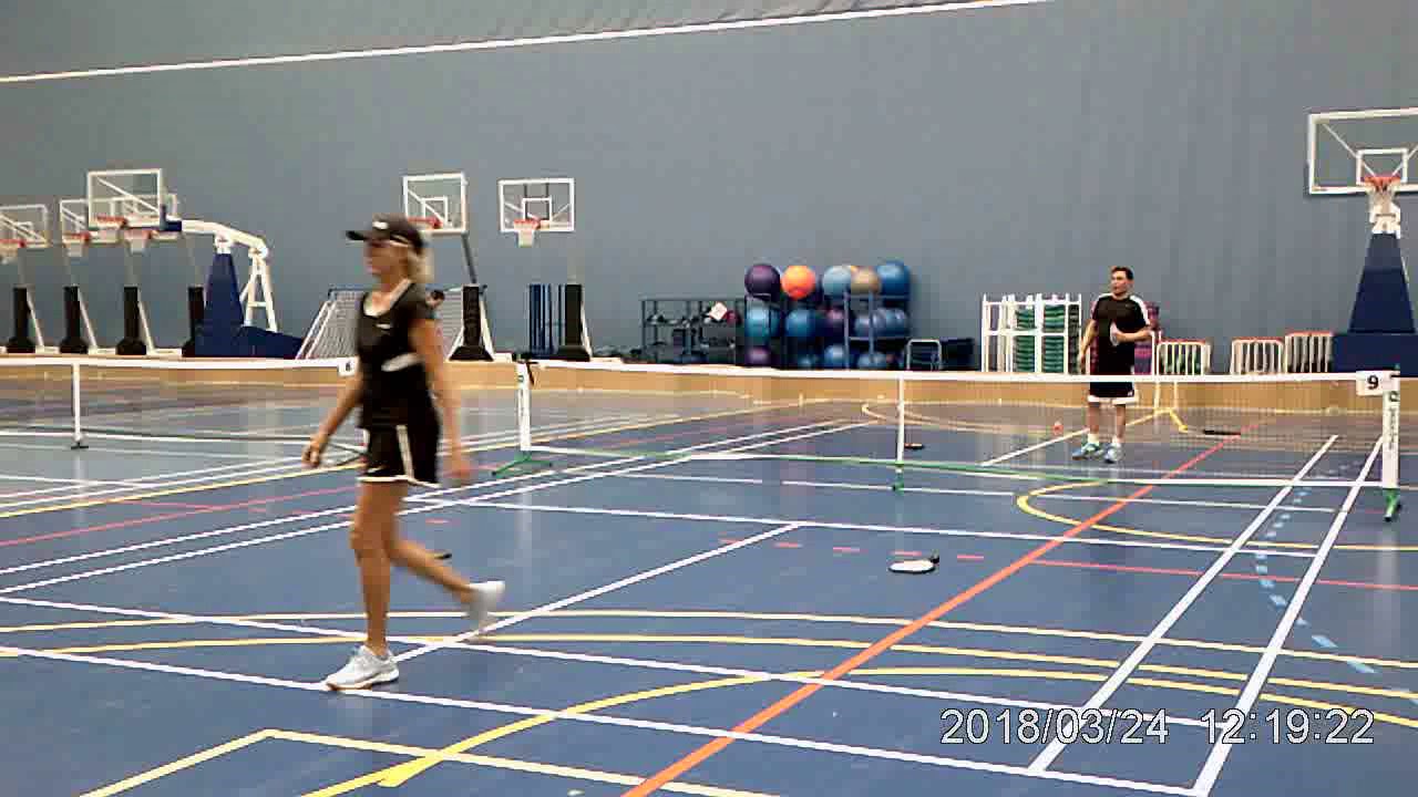 Gold Medal game part (2) Adnan Farhan & Barbara Kerr Against Laflamme ...