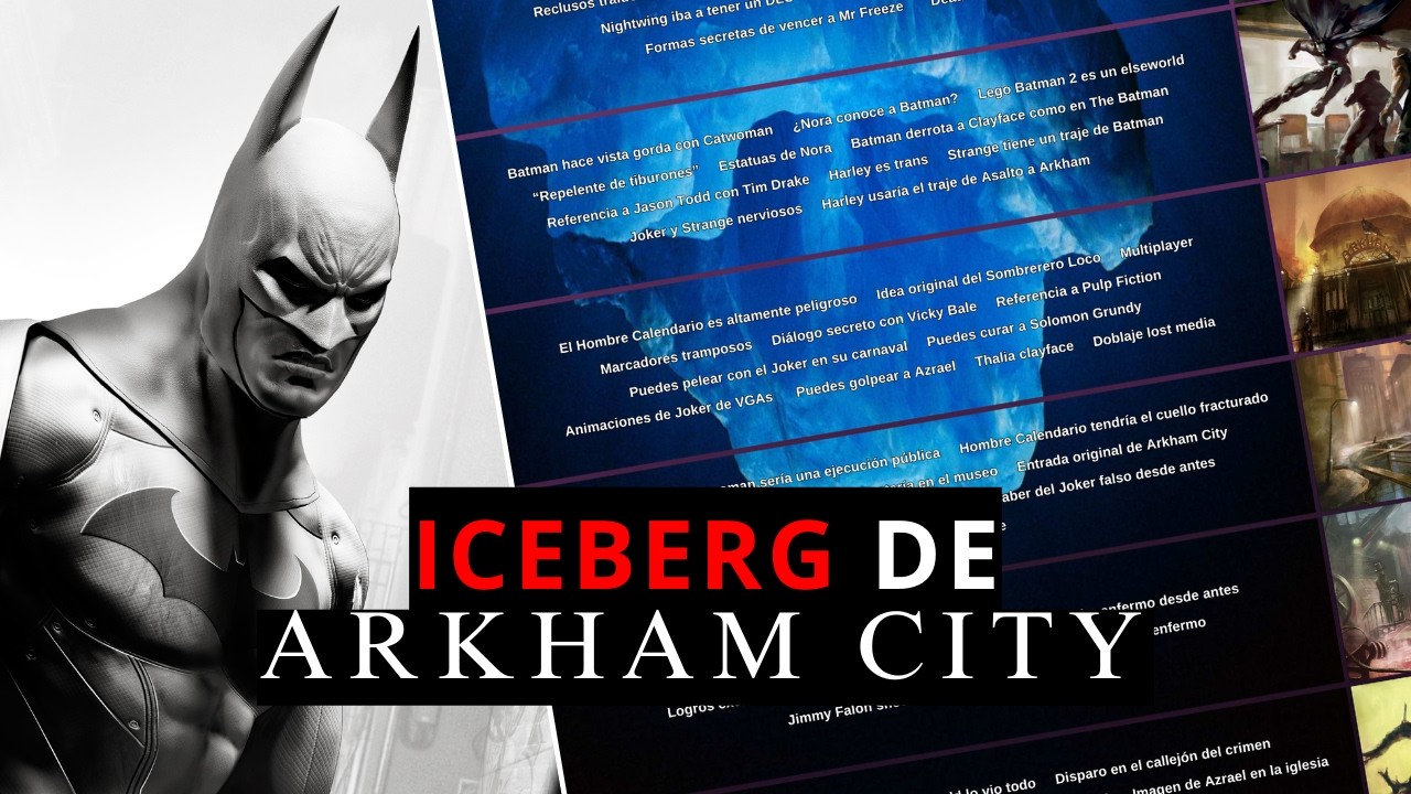 El Iceberg Definitivo de Batman Arkham City - YouTube