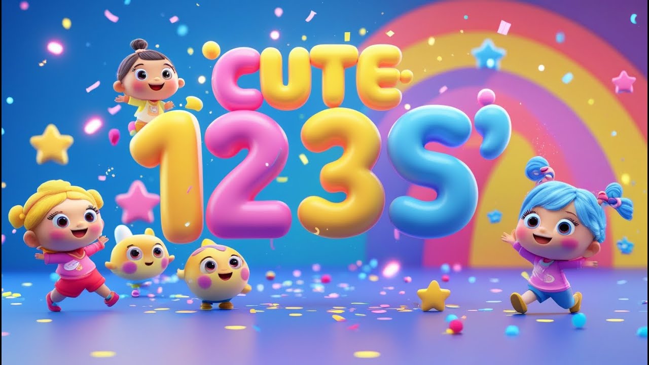 "CUTE 123s - Fun Number Song for Kids | Learn to Count 1-10" - YouTube