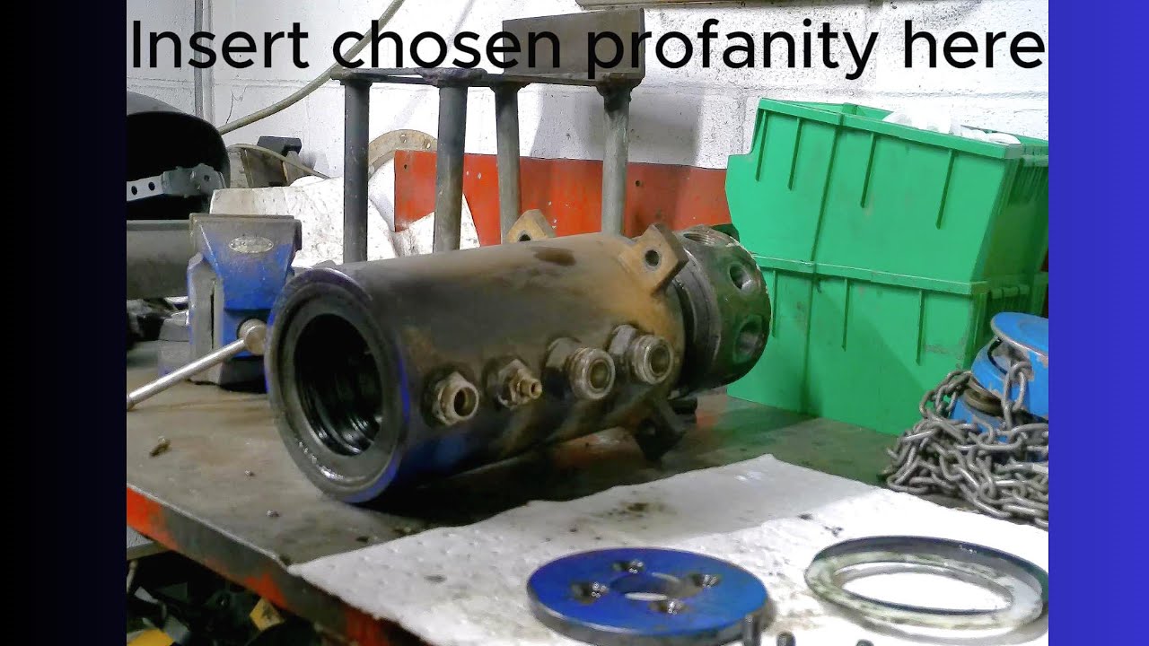 Hydraulic Rotary distributor Inspect and reseal. - YouTube