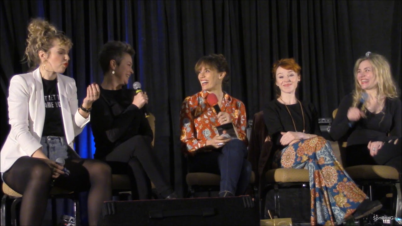 JaxCon 2018 Kim Rhodes Briana Buckmaster Ruth Connell Rachel Miner and ...