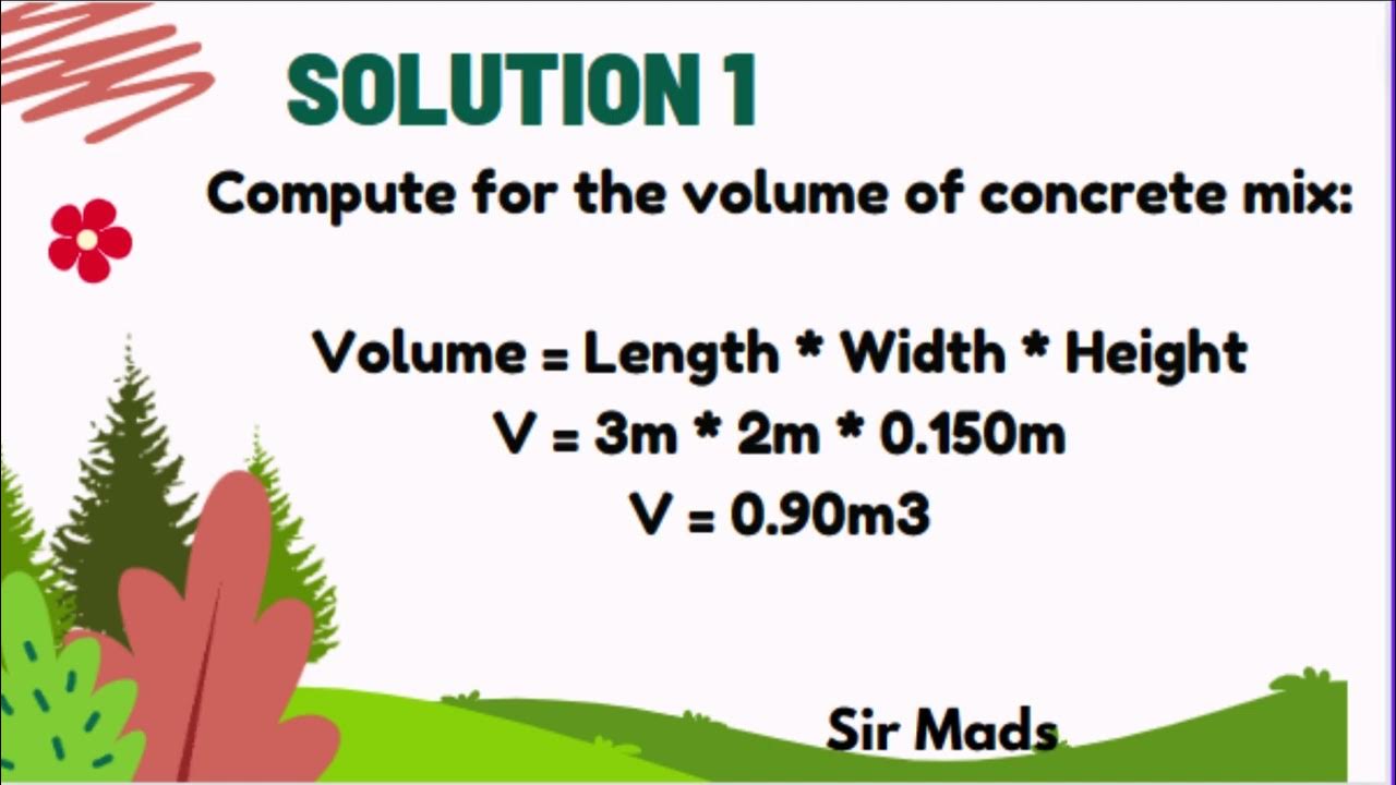 HOW TO ESTIMATE THE QUANTITY OF CEMENT, SAND AND GRAVEL FOR YOUR ...