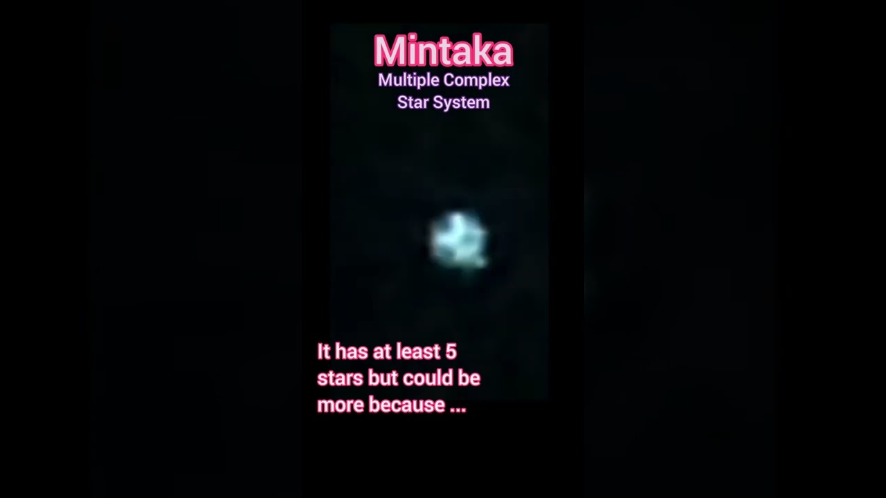 Mintaka Multiple Complex Star System. @Observatorio De Astronomía - YouTube