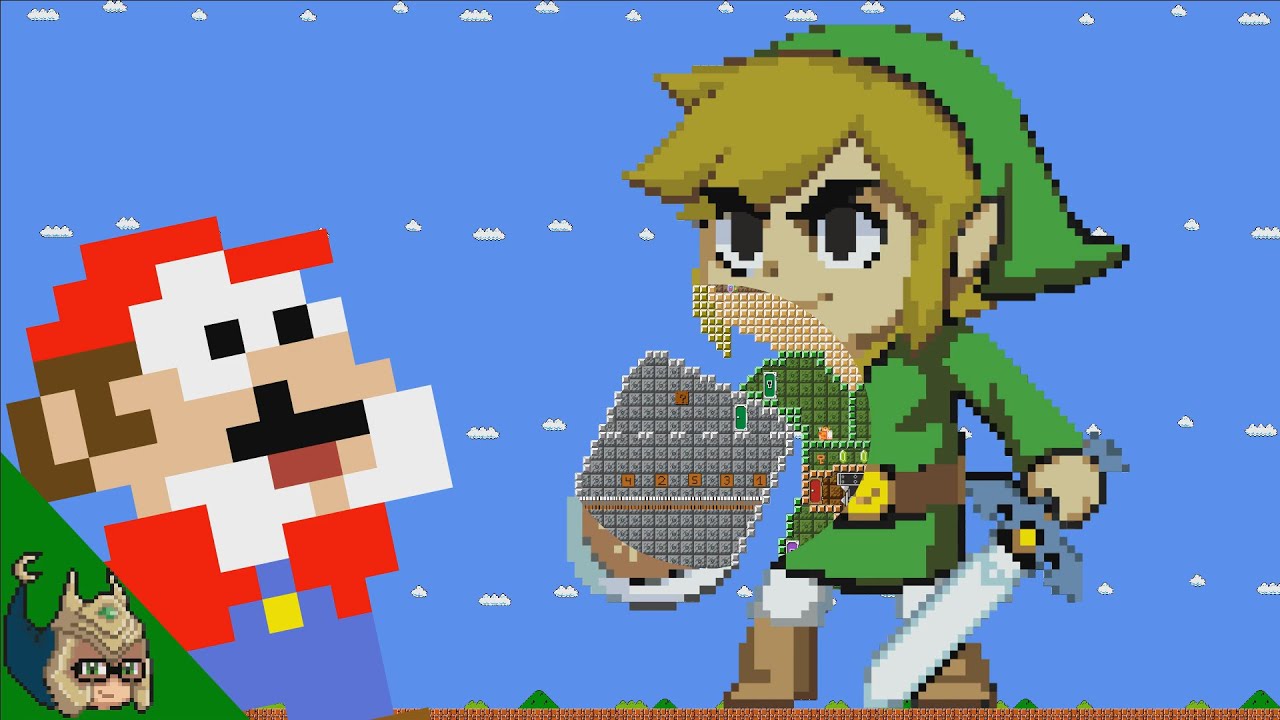 Mario vs the GIANT Link MAZE (Mario Cartoon Animation) - YouTube