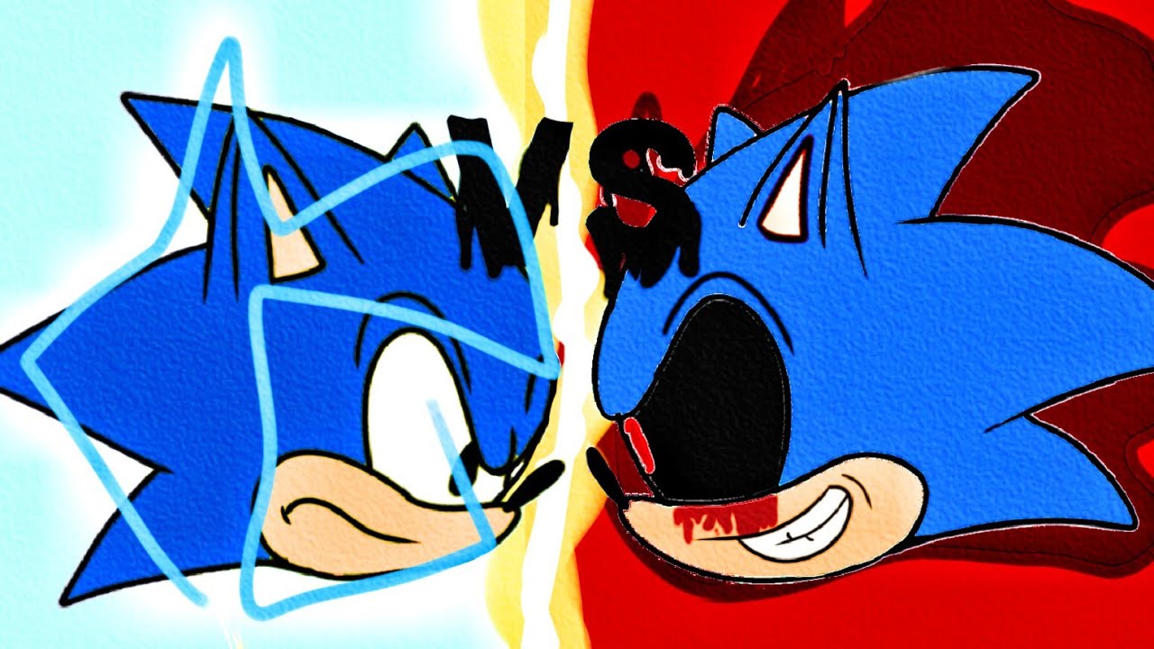 Sonic vs Exeller (sprite animation) - YouTube