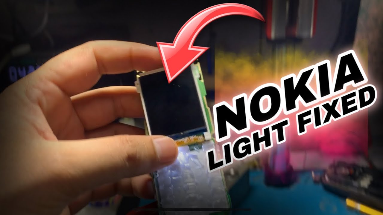 How to fix nokia keypad light very easy - YouTube