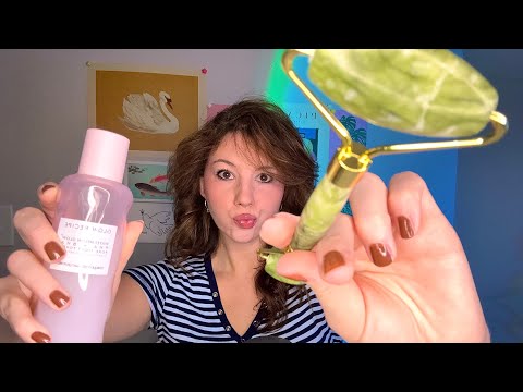 ASMR| QUICKLY Doing Your Skincare (It’s Past Your Bedtime❗️)