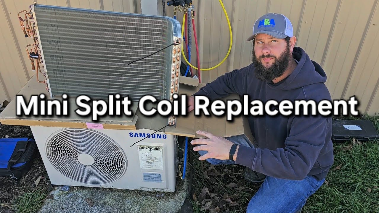 DIY Mini Split Coil Replacement - Step by Step Guide! - YouTube