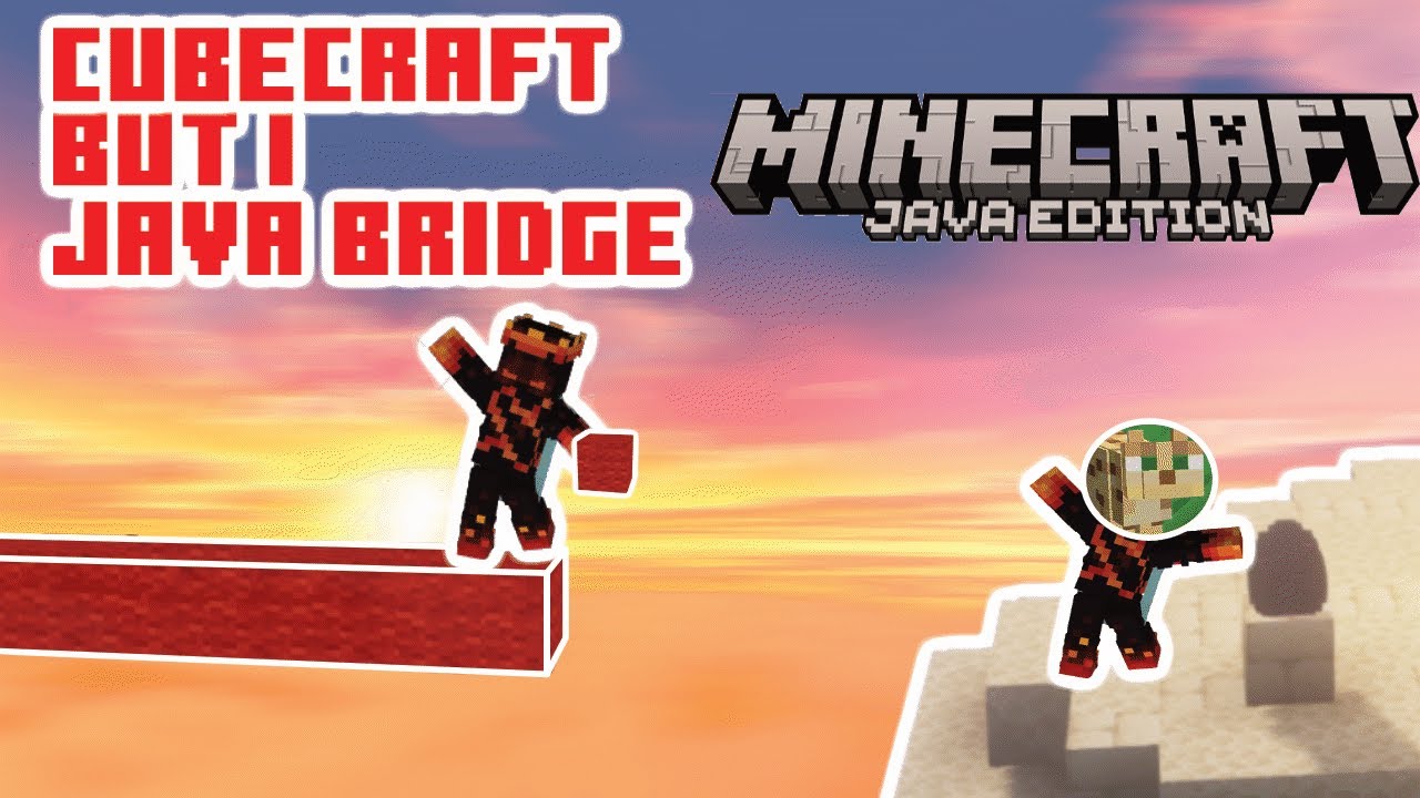 Cubecraft but we java bridge (ft @99boba ) - YouTube