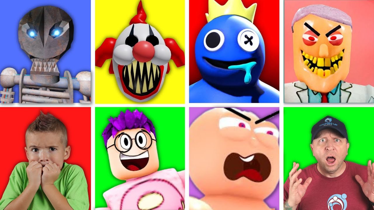 TOP 5 ROBLOX SCARY OBBYS! (RAINBOW FRIENDS, CARNIVAL OF TERROR & MORE ...