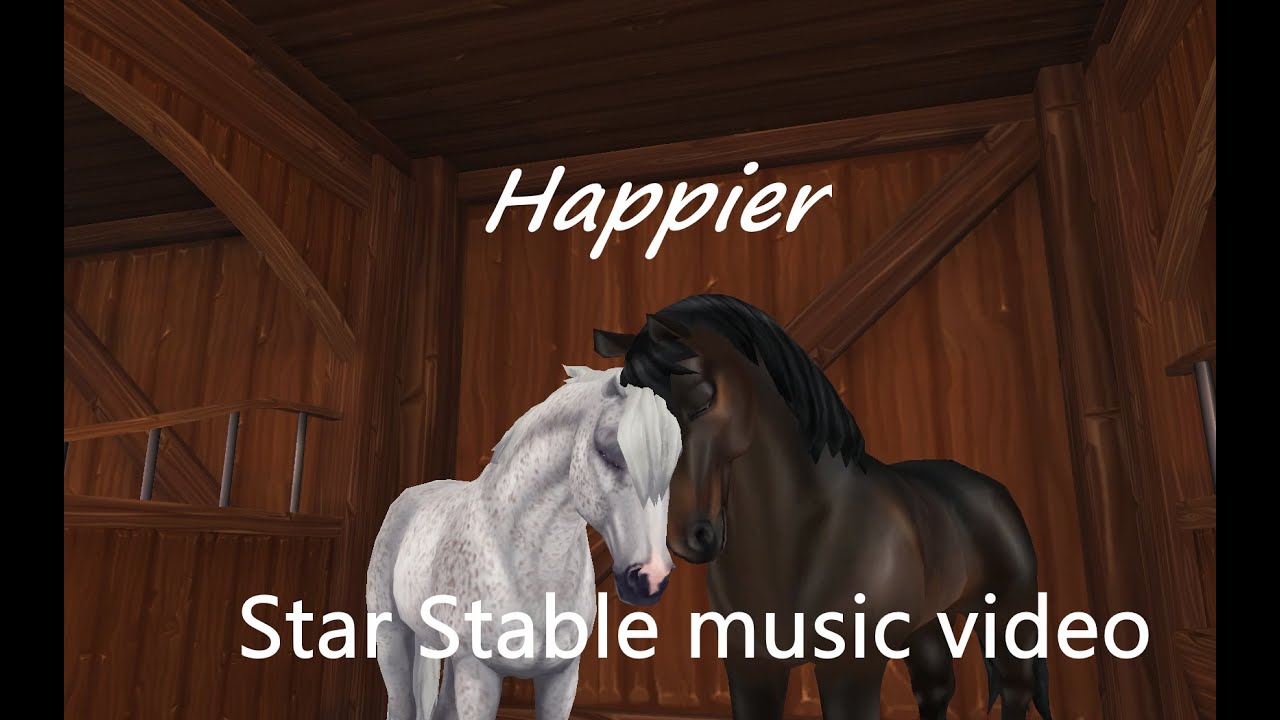 Happier ~ Olivia Rodrigo | Star Stable music video - YouTube