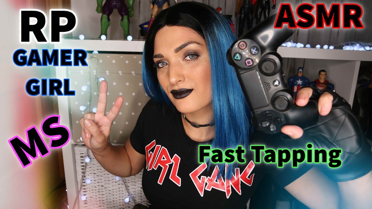 ASMR | RP GAMER GIRL | 🎮 FAST TAPPING | ¿JUGAMOS? - YouTube