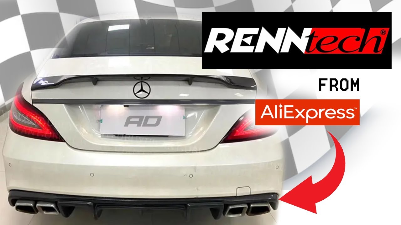 How to Install a Renntech Diffuser on a Mercedes CLS550 (W218) - YouTube