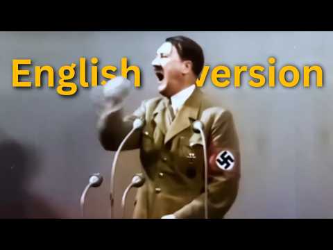 Adolf Hitler speech in English before ww2 (1935) | EDIT