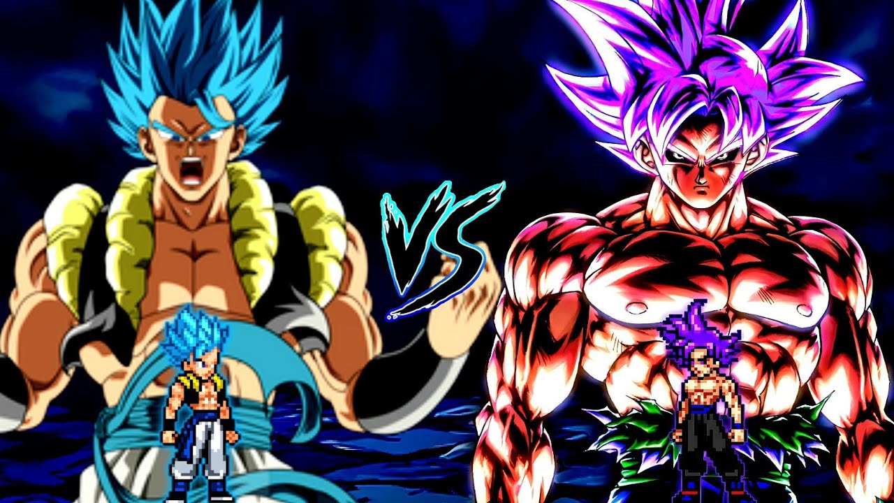 Gogeta DBS V3 (all form) (New) VS Goku 1000 Yr Old (all form) in Jump ...