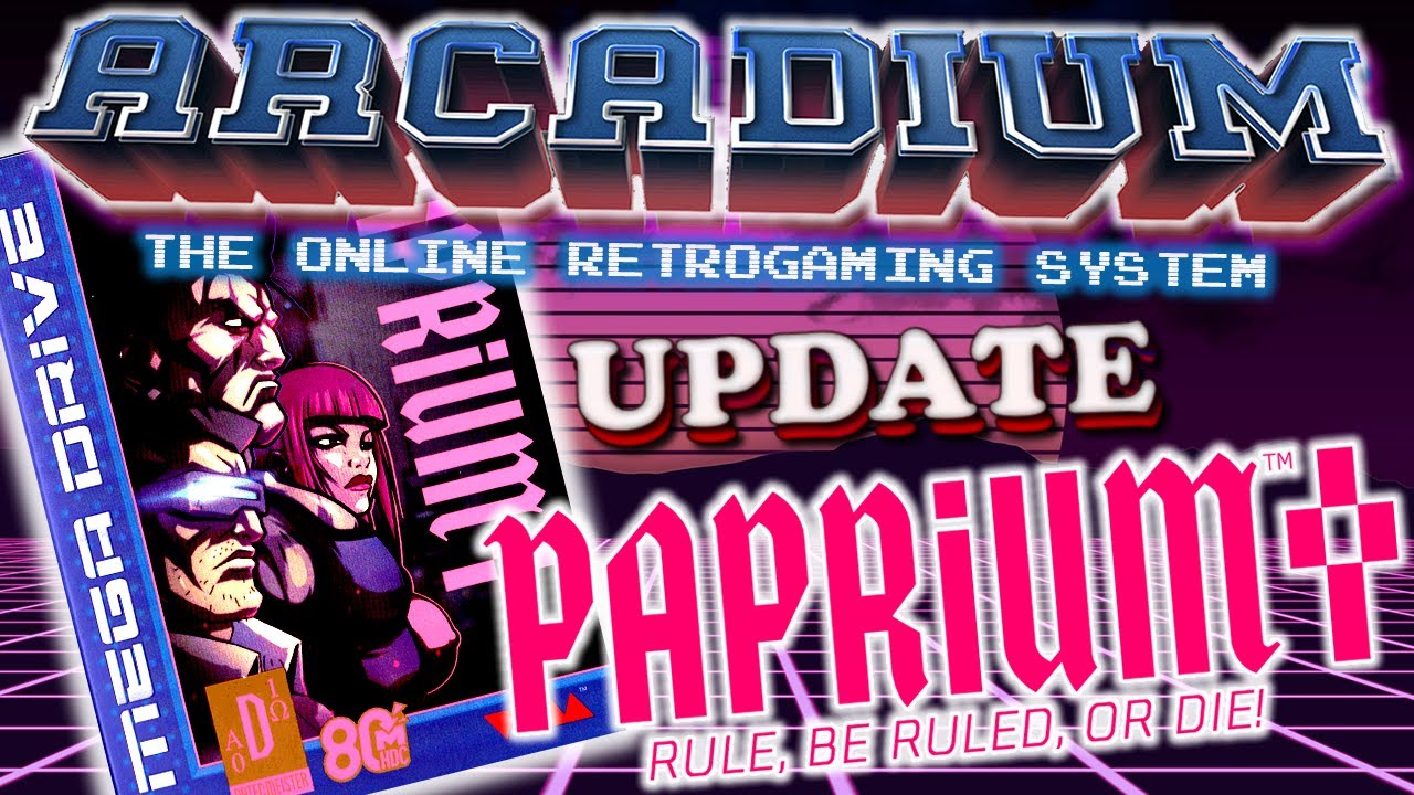 🟢ARCADIUM 2.0 Update con PAPRIUM para Megadrive! La mejor opcion de ...