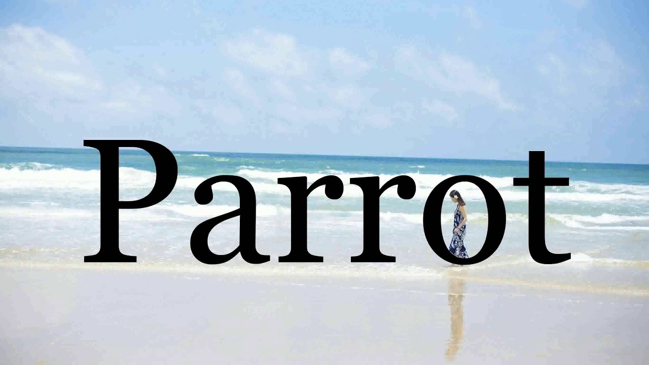 How To Pronounce Parrot🌈🌈🌈🌈🌈🌈Pronunciation Of Parrot - YouTube