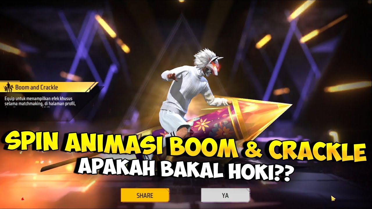 BORONG ANIMASI BOOM & CRACKLE !! Spin Event Arrival Animation Boom And ...