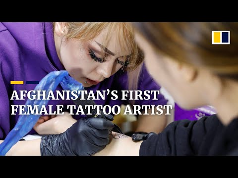 Afghanistan’s first female tattoo artist tackles taboos in Islamic community