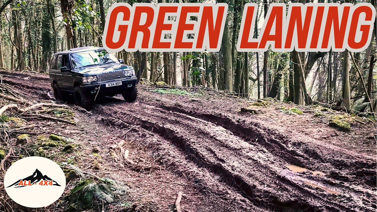 4WD Range Rover P38 V8, green Laning in WYE Valley - YouTube