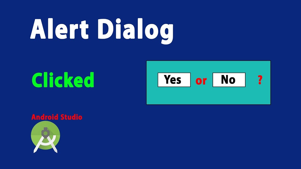 Alert Dialog - part two - YouTube