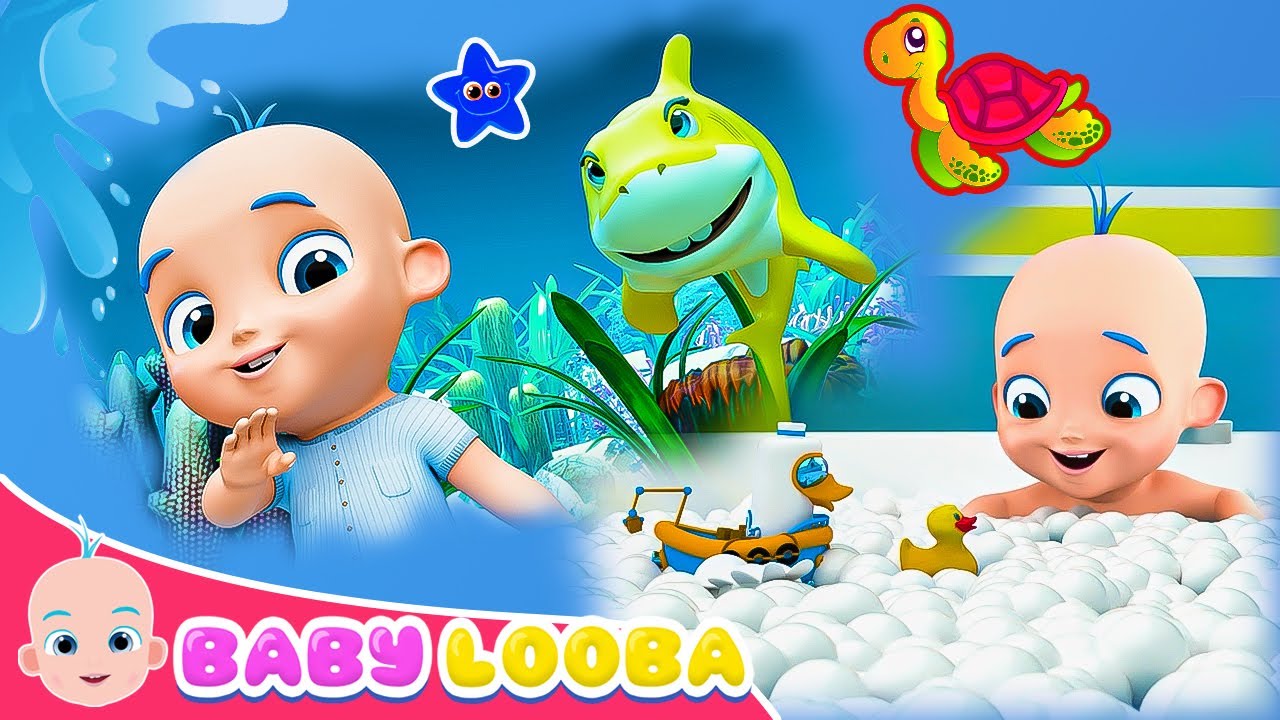 Baby Looba Mix Rhymes | @babylooba | #babyshark #bathtime # ...