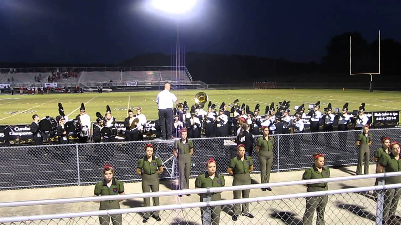 SMHS Panthers Marching Band - Star Spangled Banner 9/27/13 - YouTube