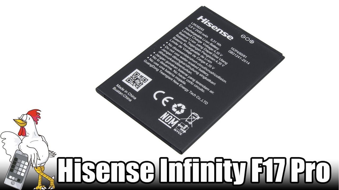 Guía del Hisense Infinity F17 Pro: Cambiar batería - YouTube