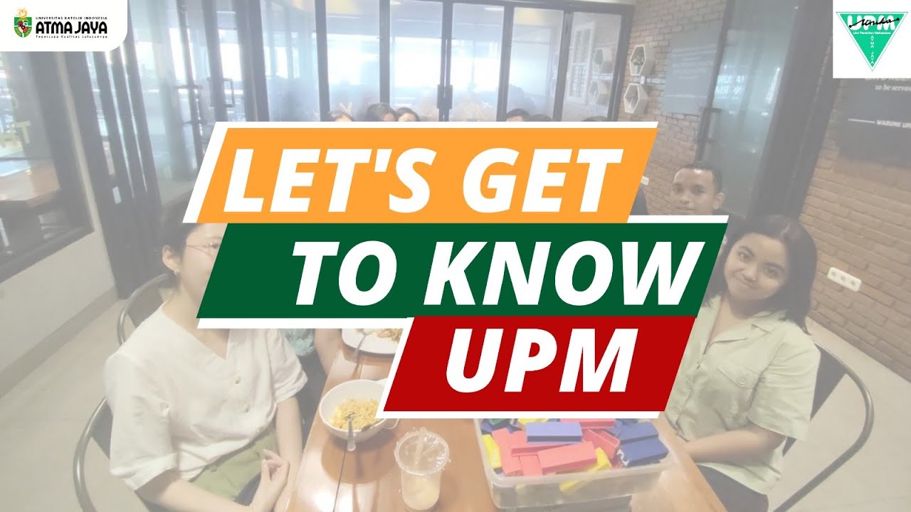 Let’s Get To Know UKM UPM (Unit Penelitian Mahasiswa) - YouTube