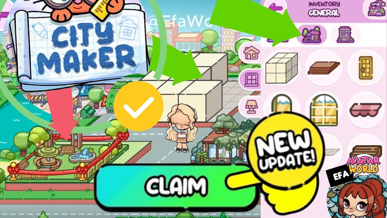 CITY MAKER AVATAR WORLD NEW UPDATE IS HERE - DESIGN YOUR CITY IN THE ...