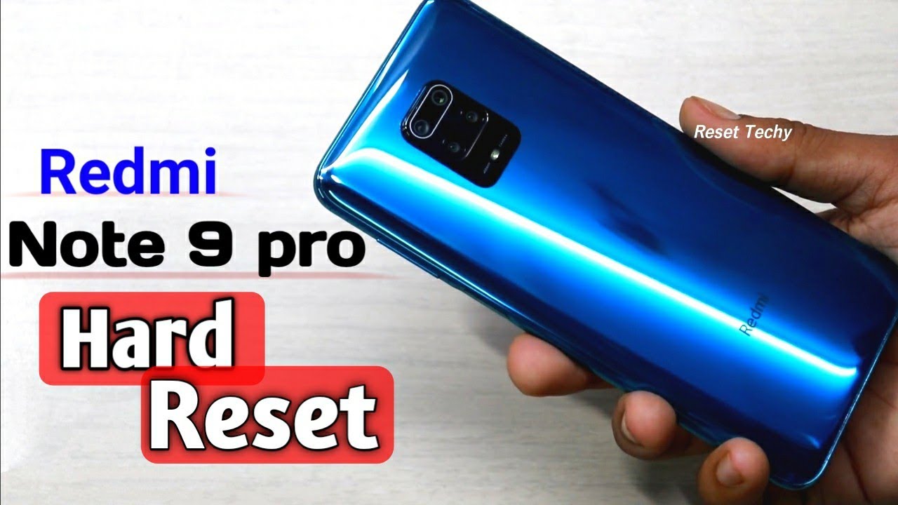 Redmi Note 9 pro Hard Reset || Unlock Pattern - YouTube