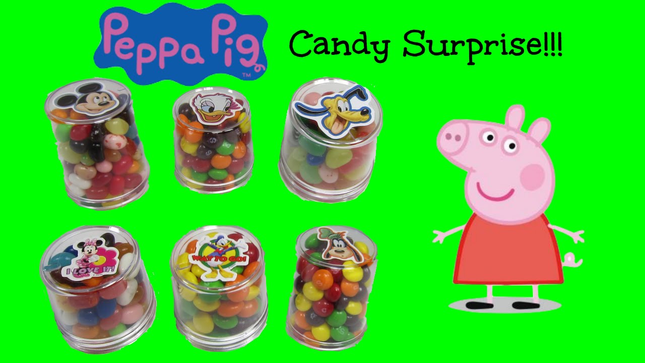 Peppa Pig Candy Surprise - Peppa Pig and Friends - Fun with Candy - YouTube