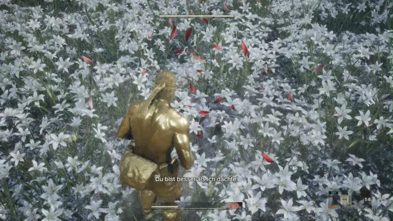 Metal Gear Solid Delta - The Boss Extreme No Damage - YouTube