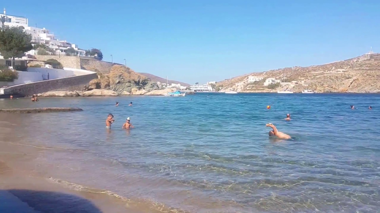 Achladi beach syros greece full HD - YouTube