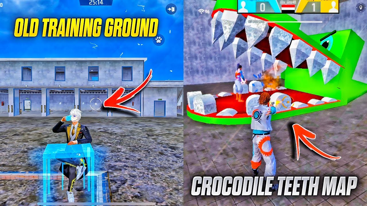 CROCODILE TEETH 🐊 OLD TRAINING GROUND 🎯 NEW TRENDING CRAFTLAND MAPS FOR ...