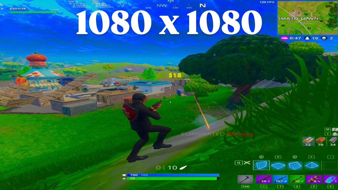 OG Fortnite 2018 Gameplay Stretched Resolution 1080 x 1080 (Project Era ...