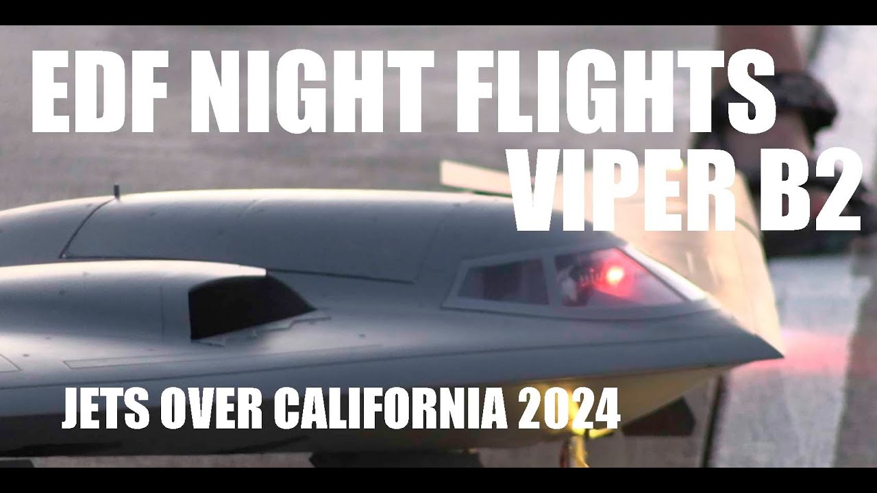 FREEWING B2 AND EFLITE VIPER NIGHT FLIGHT, JOC 2024 ACTION RC #aviation ...