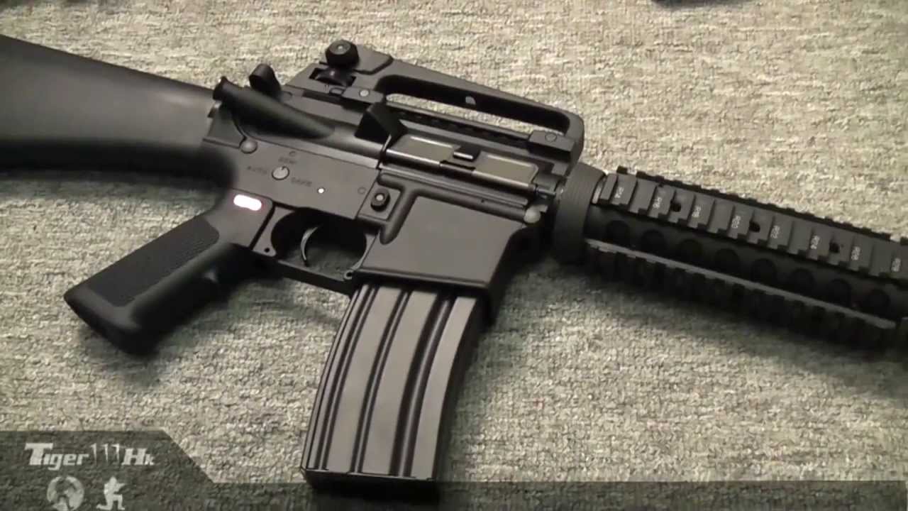 WE Metal KATANA / AEG ( SR-16 , M16A3 ) Airsoft Guns - YouTube