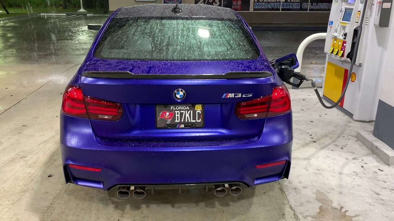 BMW M3 CS Frozen blue - YouTube